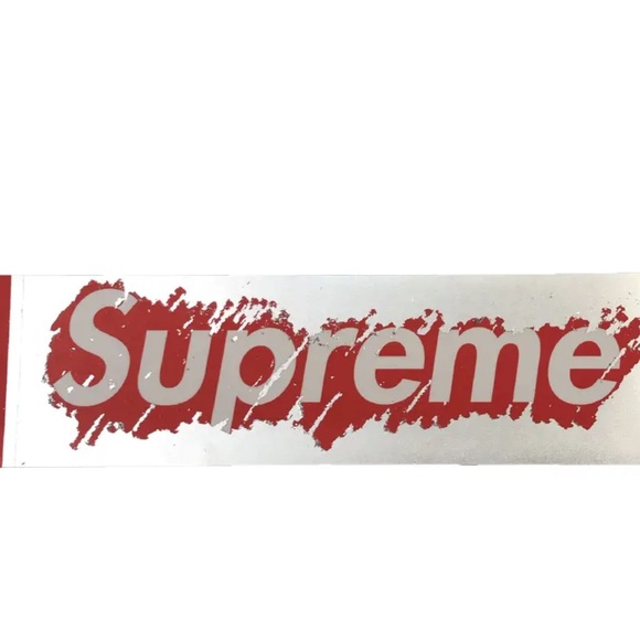 Supreme | Other | Authentic Supreme Scratch Off Box Logo Decal Sticker ...